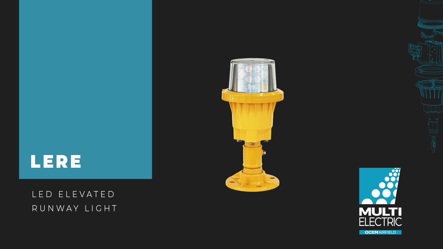 LERE - The Reference in Led Elevated Runway Edge Lights - MULTI ELECTRIC